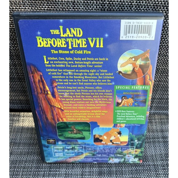 Universal Studio | Media | The Land Before Time Vii The Stone Of Cold Fire Dvd 200 | Poshmark